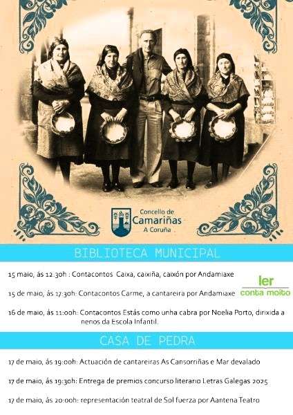 Opcións para todas as idades para conmemorar o Día das Letras Galegas, en Camariñas - Diario de ...